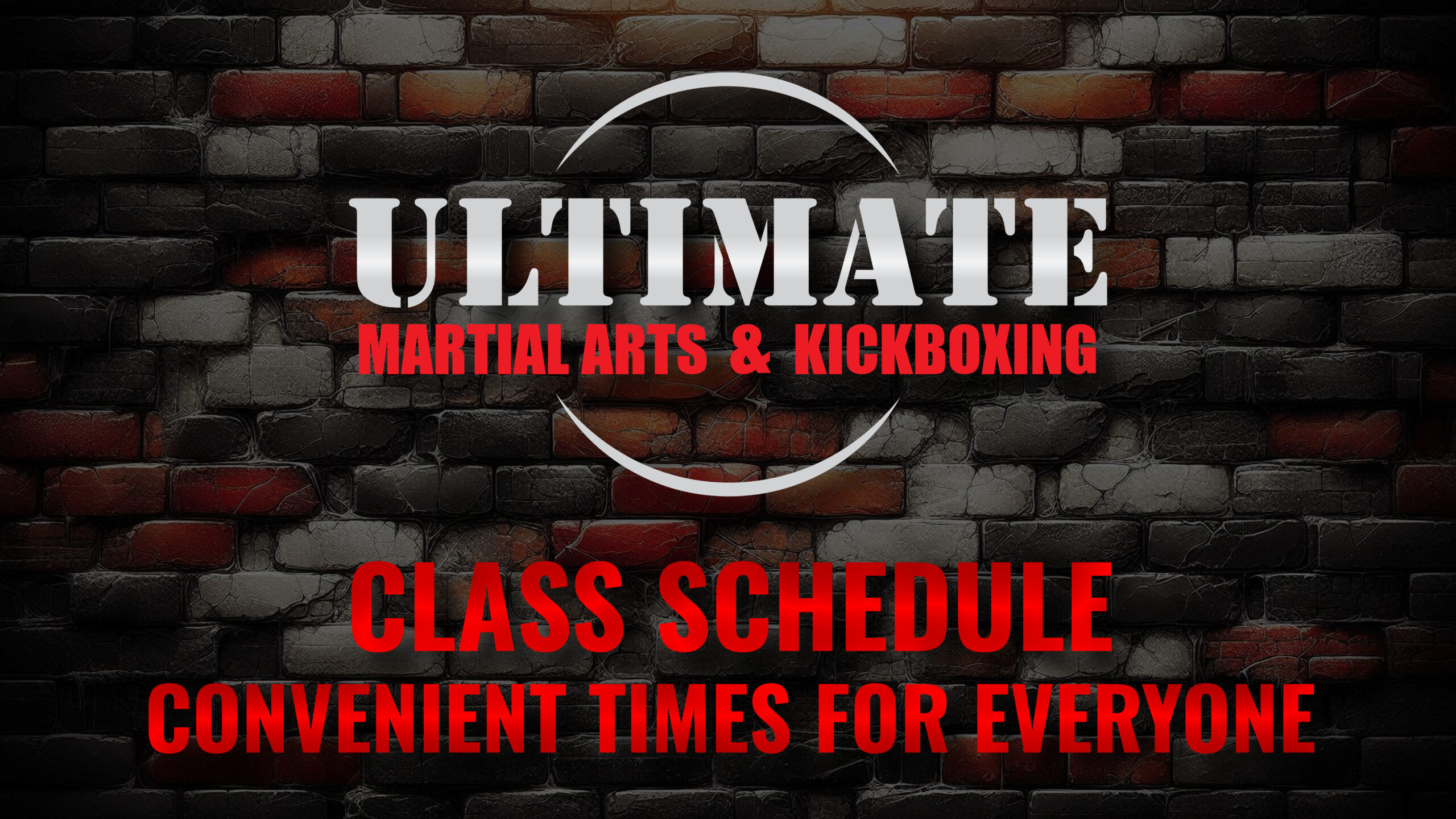 Ultimate Martial Arts & Kickboxing - Class Schedule
